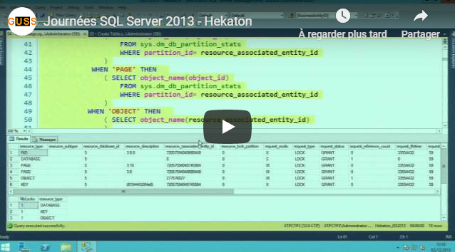 Webcast Hekaton par Chistophe Laporte - Capdata TECH BLOG