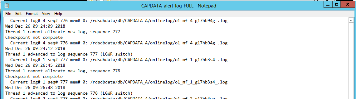 Oracle RDS : récupérer les tracefiles, comment faire ? – Capdata TECH BLOG